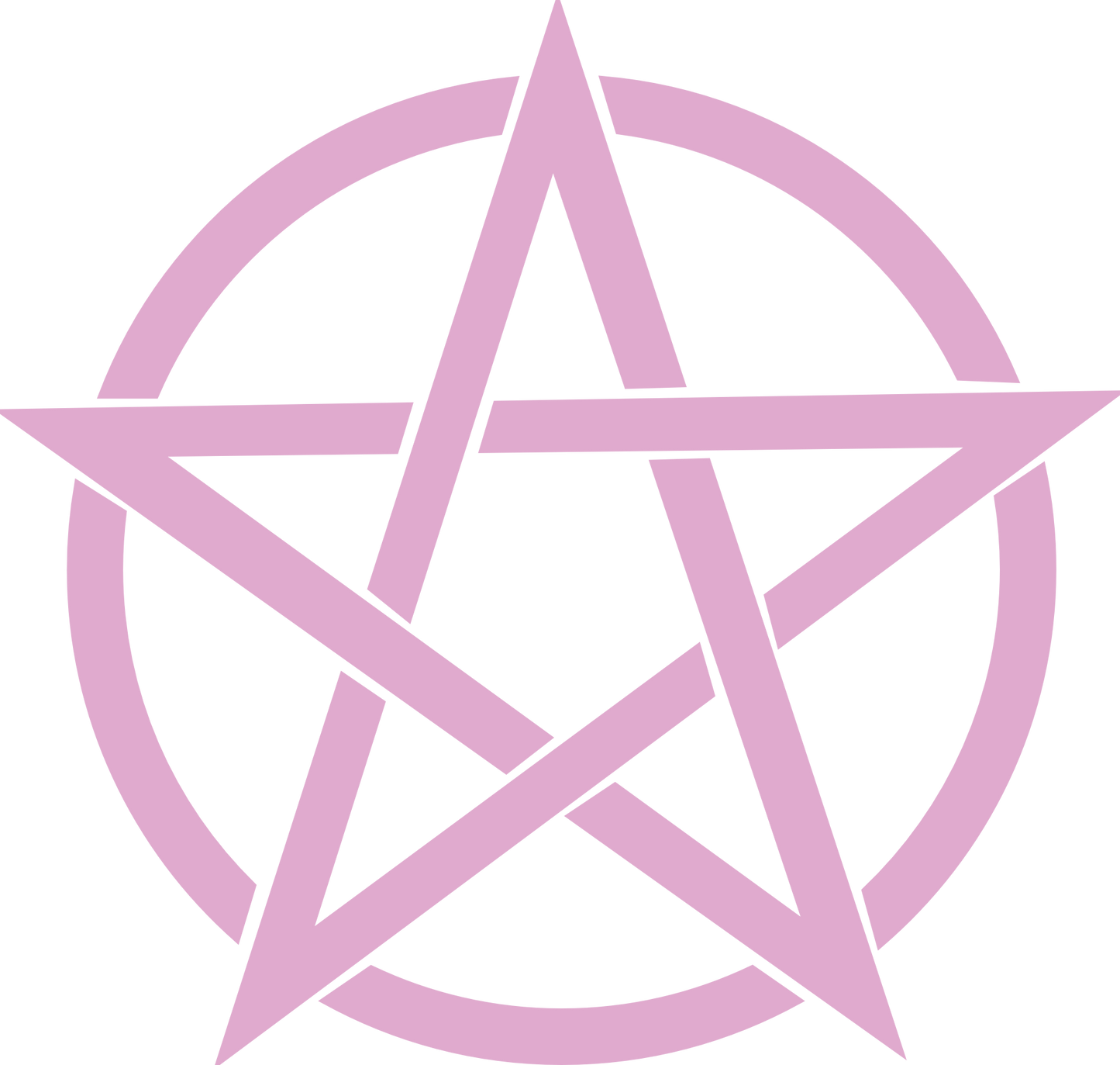 Pentagram Vinyl Decal - 6 Colors – Trip Zip Designs & Custom Tees